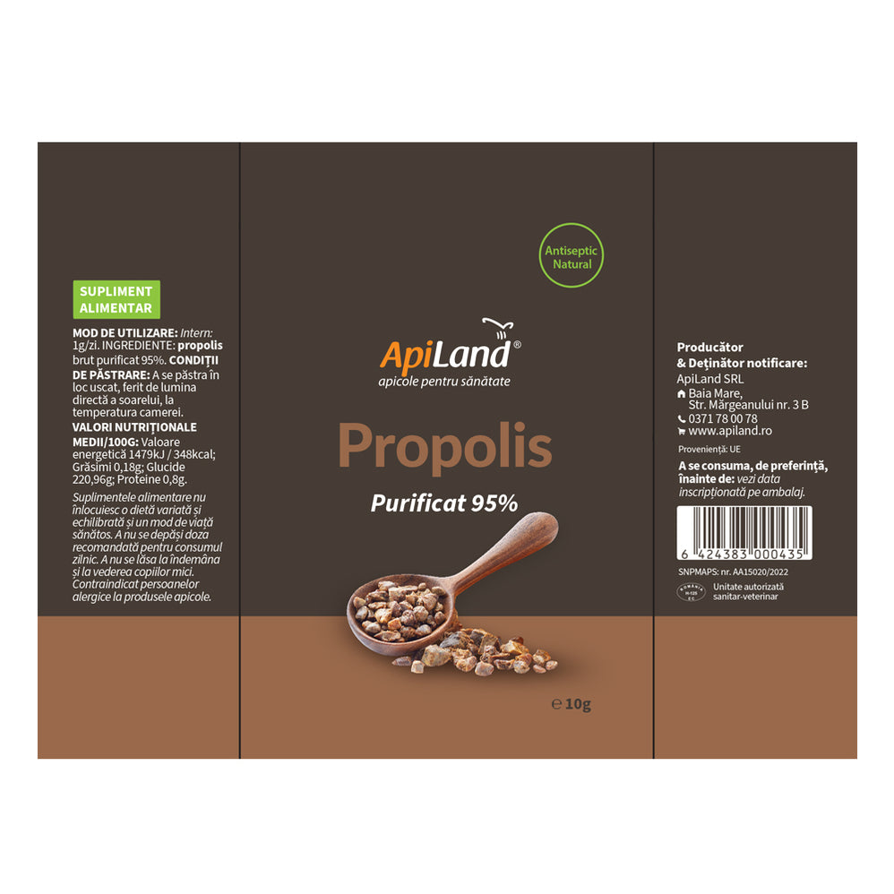 Propolis | Granule » Brut » Solid » Bio » Purificat - ApiLand | ApiLand